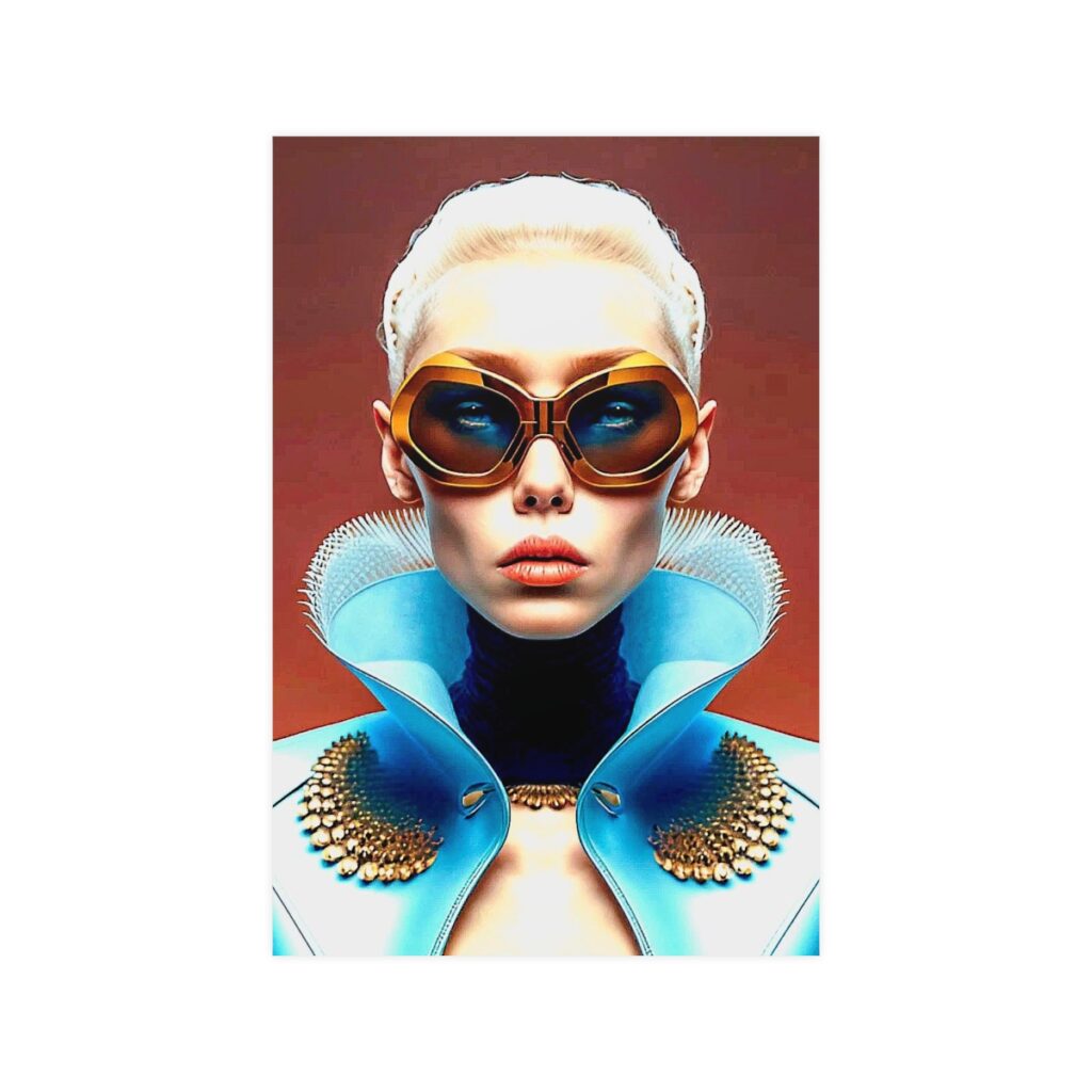 Alien Chic: A Minimalistic Portrait of Extraterrestrial Beauty ...